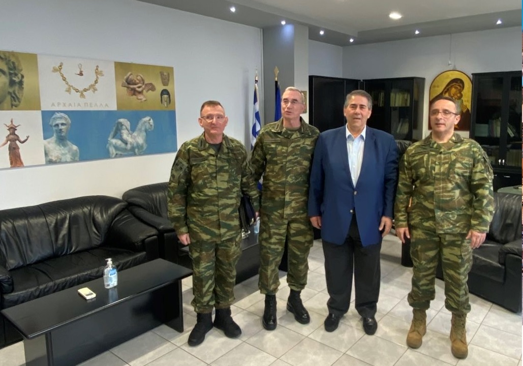 Επίσκεψη Διοικητών 1ης Στρατιάς, Γ’ Σώματος Στρατού και ΙΙας Μ/Κ ΜΠ ...