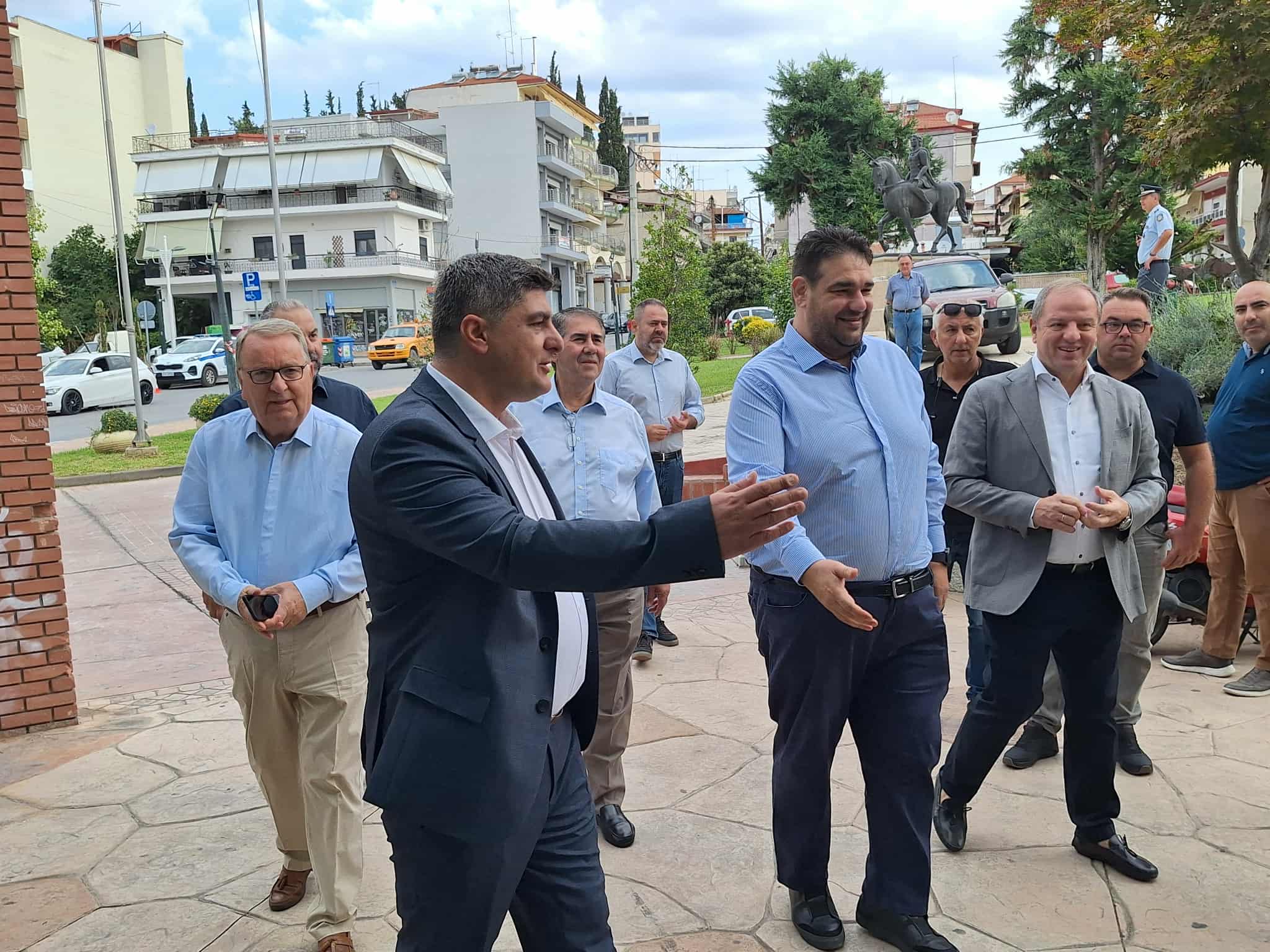 Επίσκεψη του ΥΠΕΣ Θ. Λιβάνιου στο Δήμο Πέλλας – Στο επίκεντρο η ...